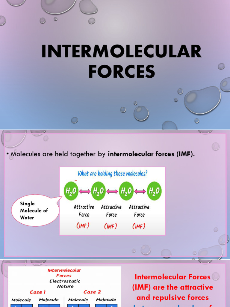 PS W2B Midterm Intermolecular-Forces | PDF | Intermolecular Force ...