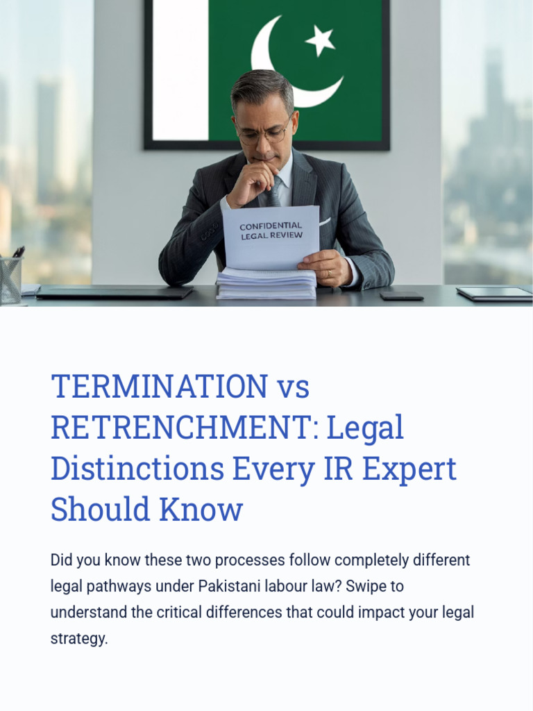 Distinctions: Termination vs Retrenchment | PDF | Employment | Labour Law