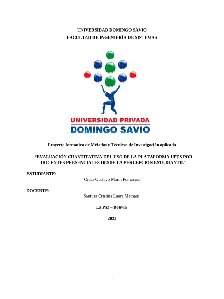 Proyecto Final Investigacion Aplicada | PDF | Moodle | Enseñando