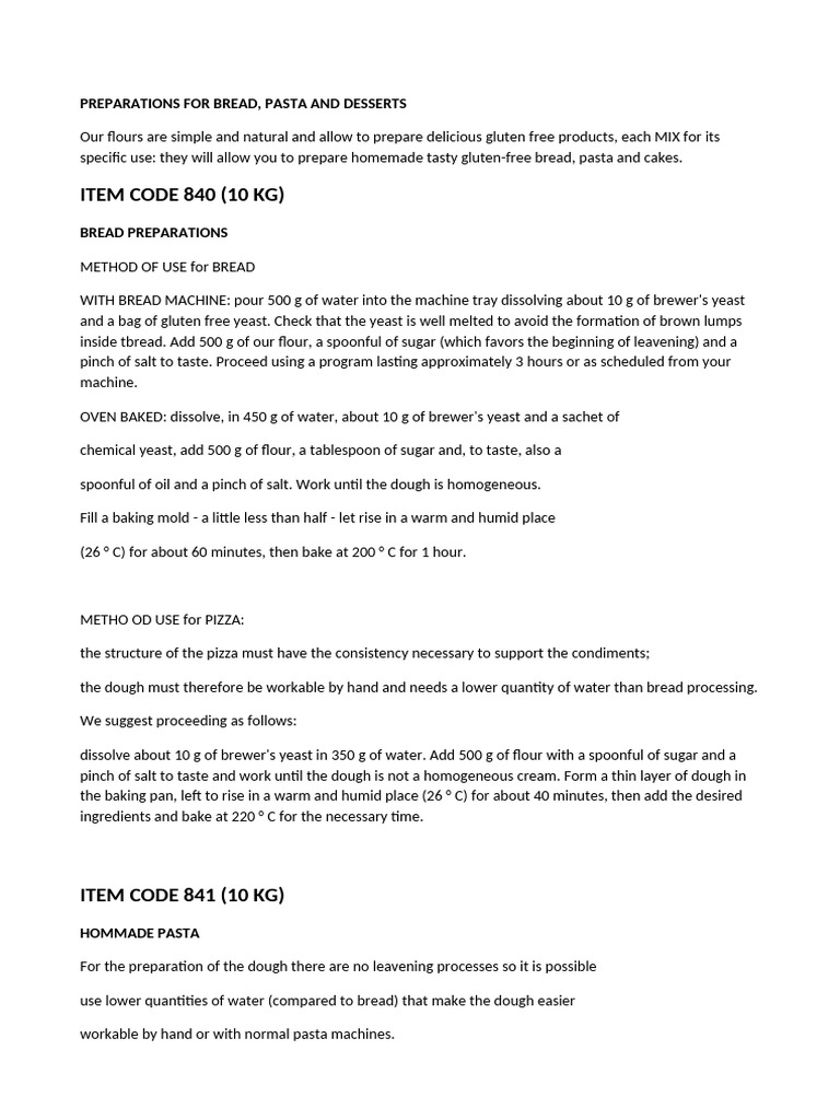 Ms - Charollote PREPARATIONS FOR BREAD | PDF | Dough | Breads