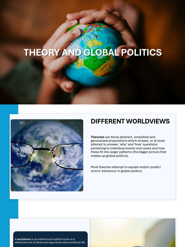 Theory and Global Politics 2024 | PDF | Theory | United Nations ...