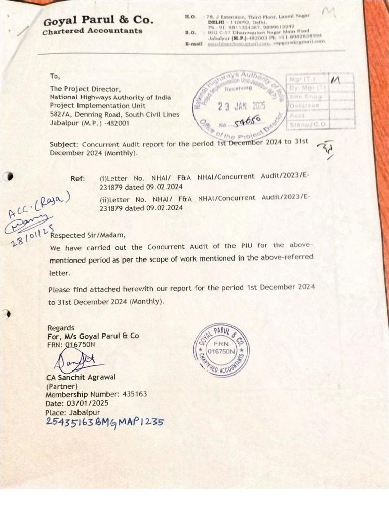 Concurrent Audit Report Dec-2024 | PDF