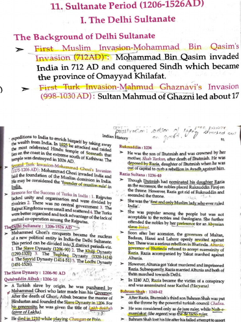 Sultanate Period | PDF