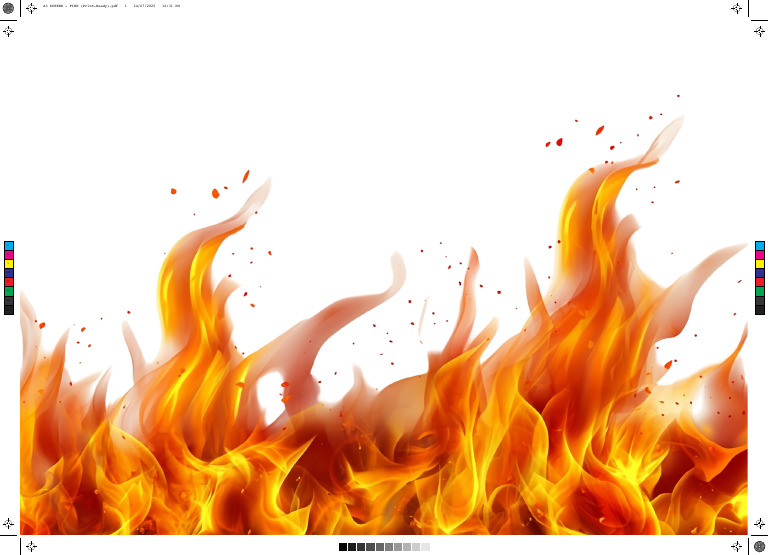 A3 Screen - Fire (Print-Ready) | PDF