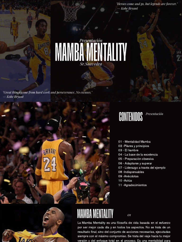 Mentalidad Mamba Guía Completa | PDF | Mente | Liderazgo