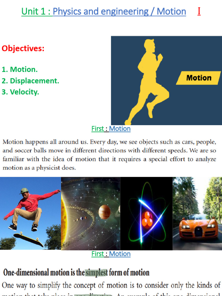 Unit 1 Physics and Engineer I | PDF