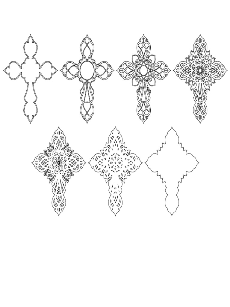 Multilayer Cross E0017333 CDR and DXF Free Vector Download For Laser ...