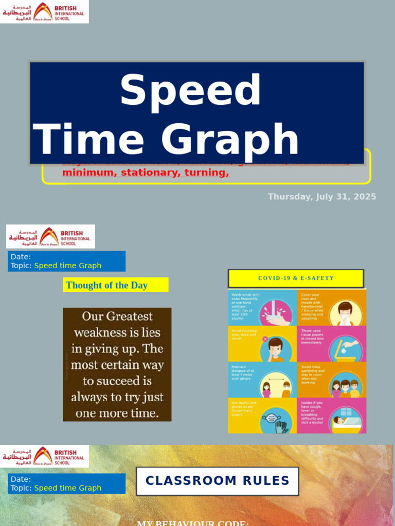 GR10 L5 Speed Time Graph (Past Paper QNS) | PDF | Acceleration | Speed