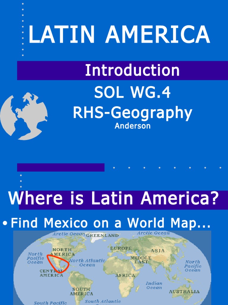 Intro To Latin America | PDF | Andes | Mountains