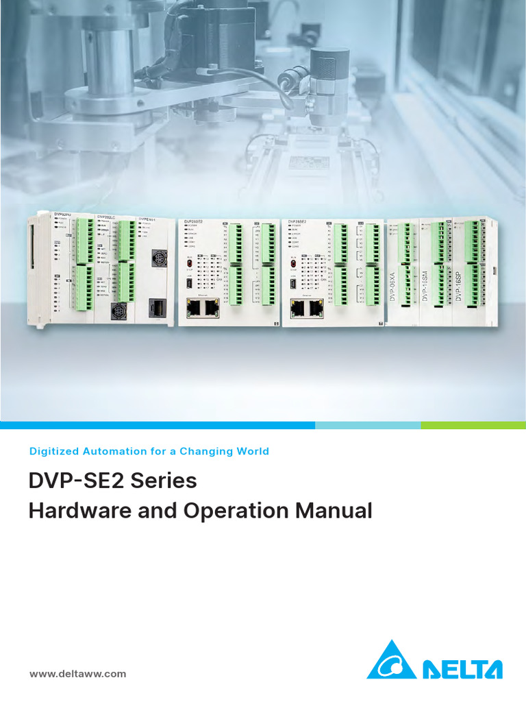 Delta Ia-Plc Dvp-Se2 Hom en 20250721 | PDF | Programmable Logic Controller | Computer Program