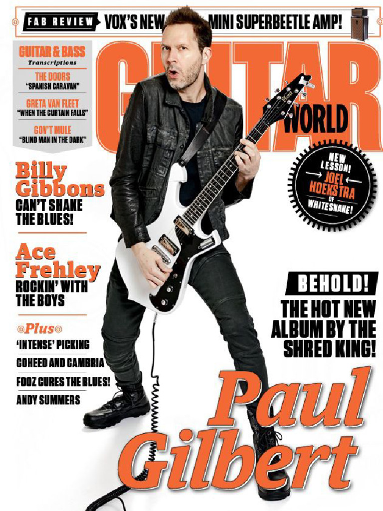 Paul Gilbert - Guitar World Magazine 2018 | PDF
