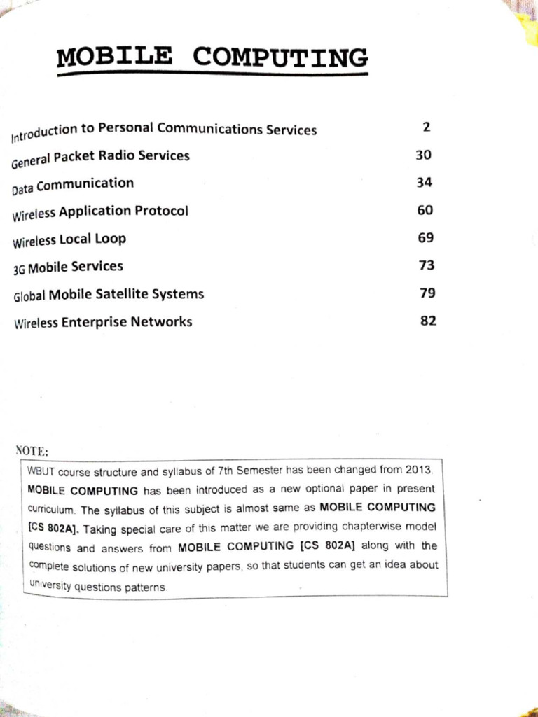 Mobile Computing Organizer | PDF