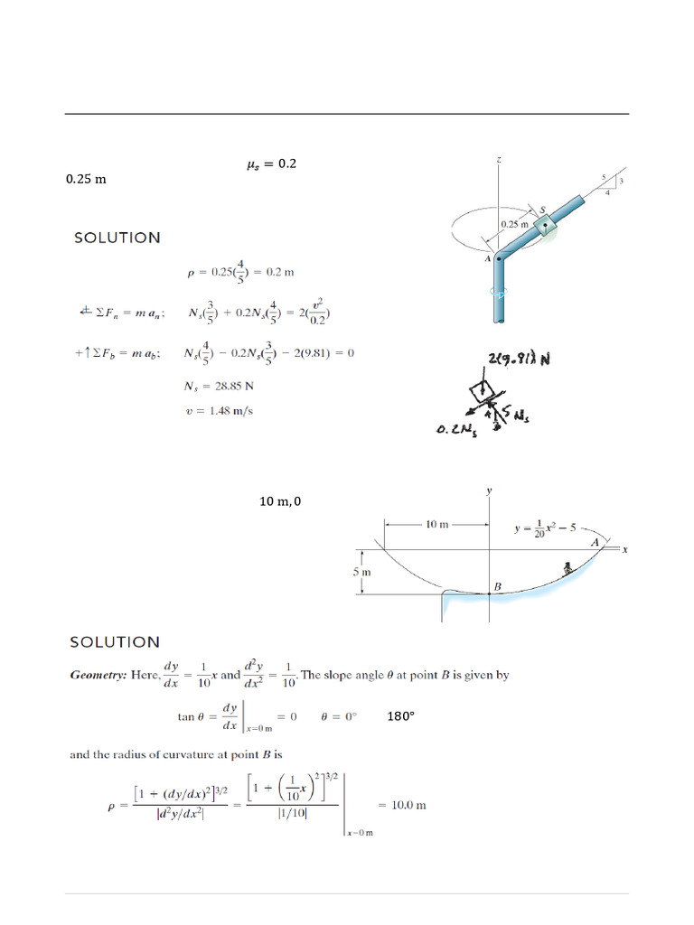 TWB154 Tut7 2023 Solutions | PDF | Force | Acceleration