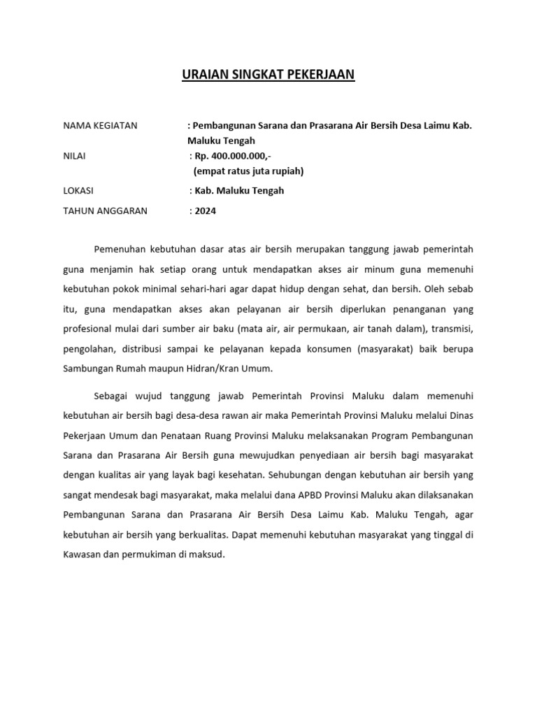 Uraian Singkat Laimu | PDF