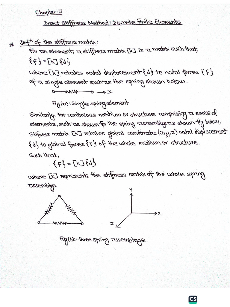 FEM Class Note by AB | PDF