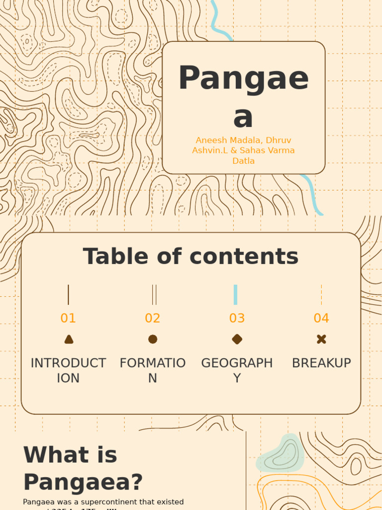Pangaea: Formation and Breakup Insights | PDF | Plate Tectonics | Continent