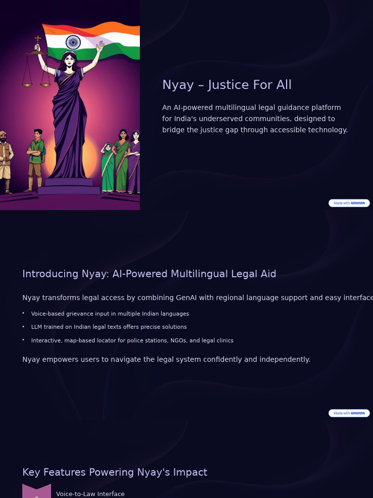 Nyay Justice For All | PDF | Artificial Intelligence | Intelligence (AI ...