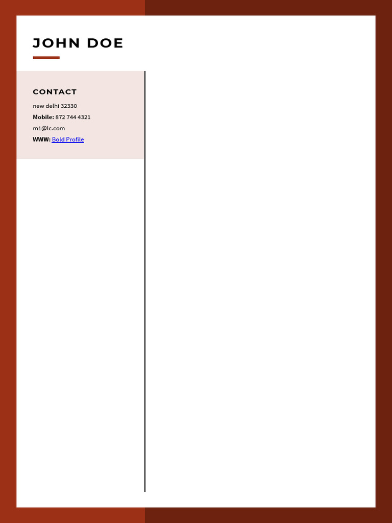 John Doe Resume 11 | PDF