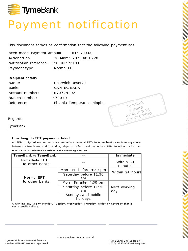 Printpdf-Tyme Bank | PDF