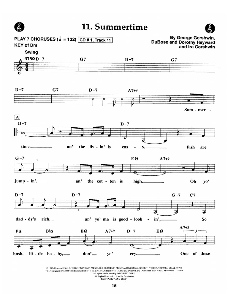 Summertime (C) | PDF