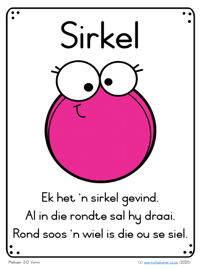 Plakkaat 2 D Vorms Met Rympies Â© COPYRIGHT 1 | PDF