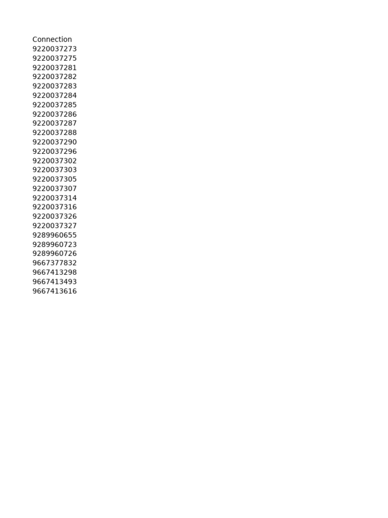 27 Spam Numbers Suspension Request | PDF