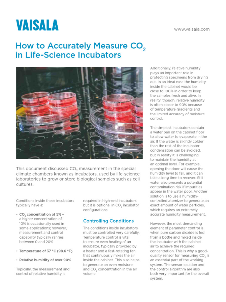 VIM G IND CO2 How To Accurately Measure CO2 Brochure B211781EN A | PDF ...