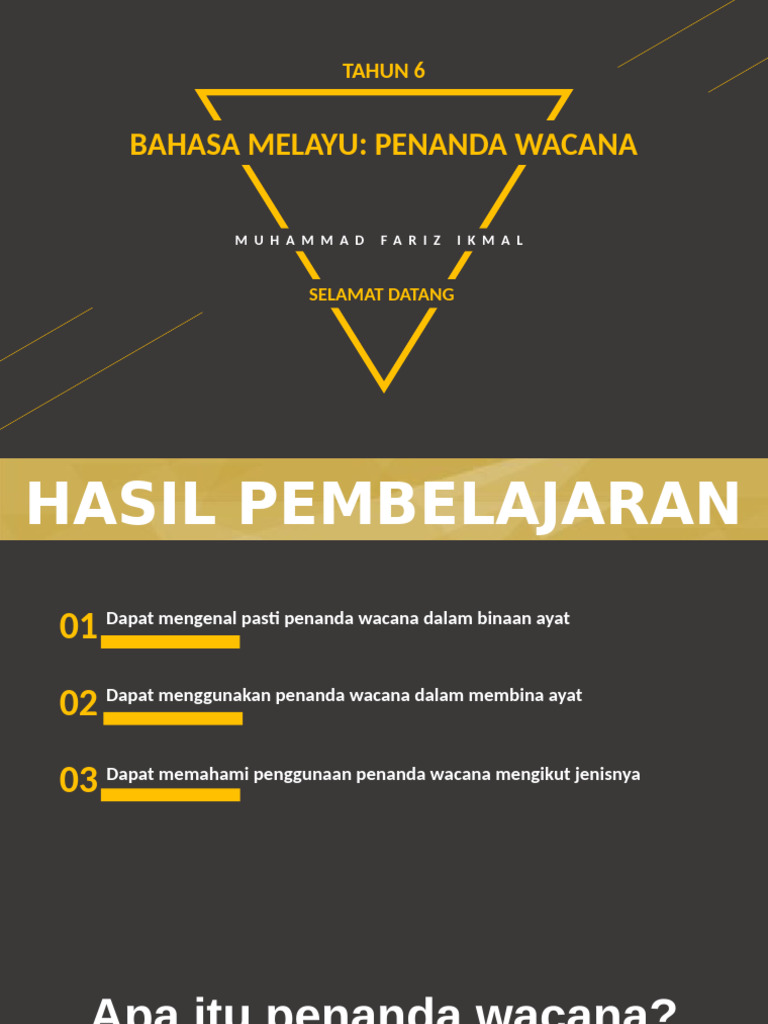 Penanda Wacana | PDF