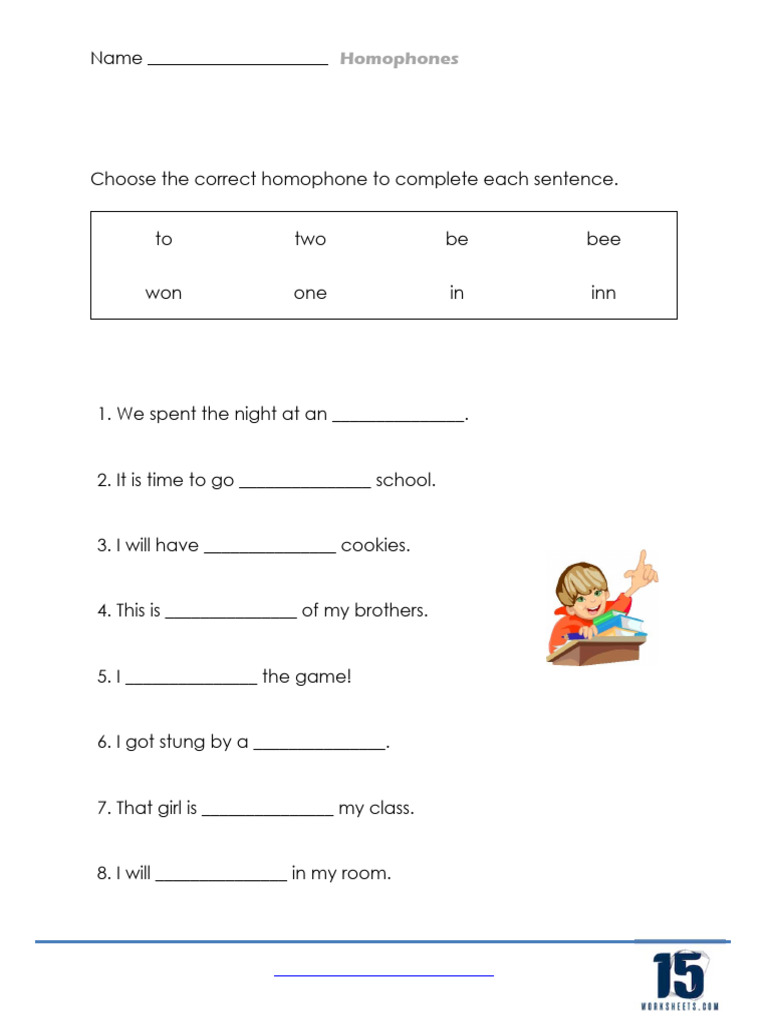 Homophones | PDF