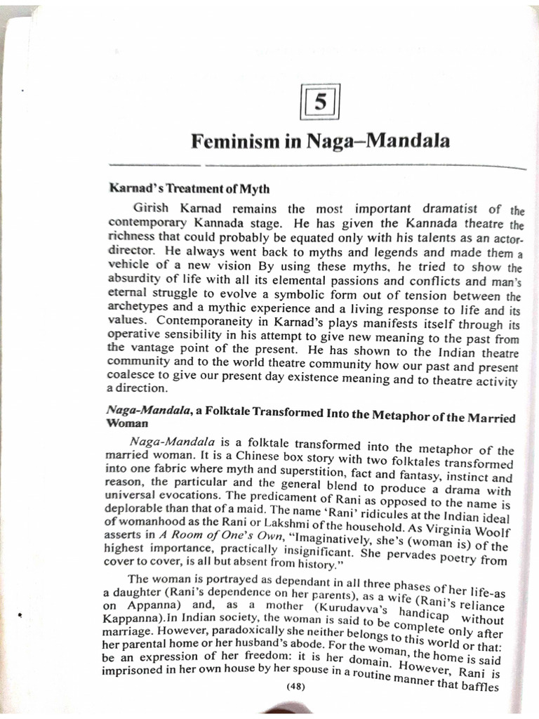 Nagamandala Material | PDF