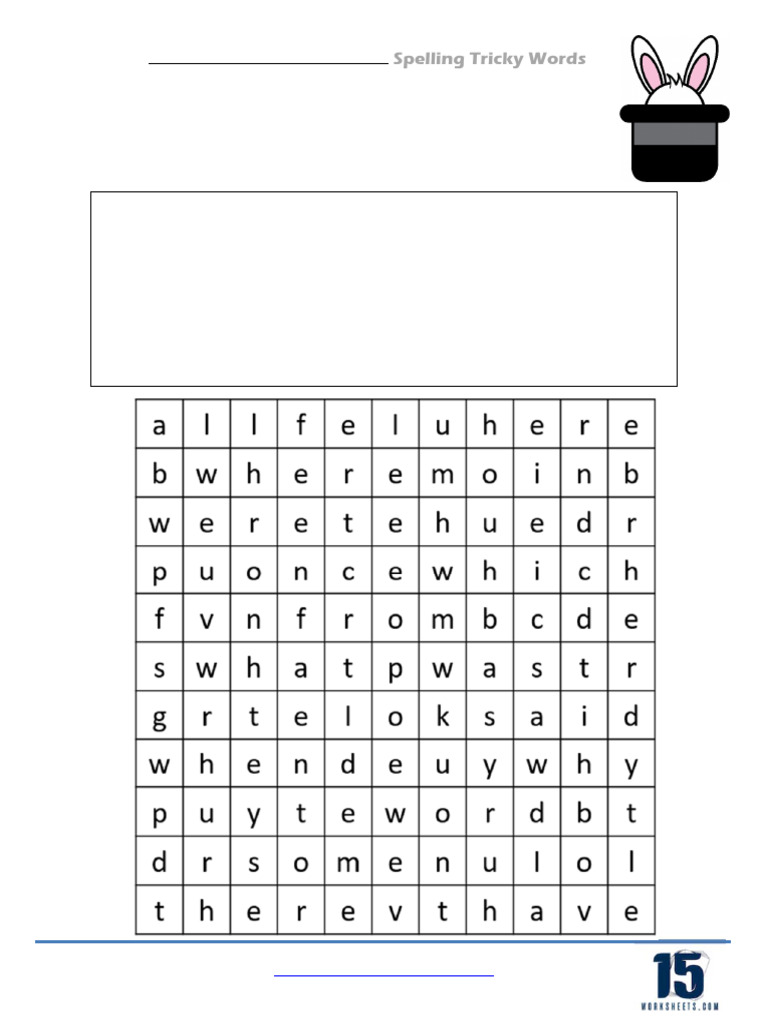 Kindergarten Tricky Words | PDF