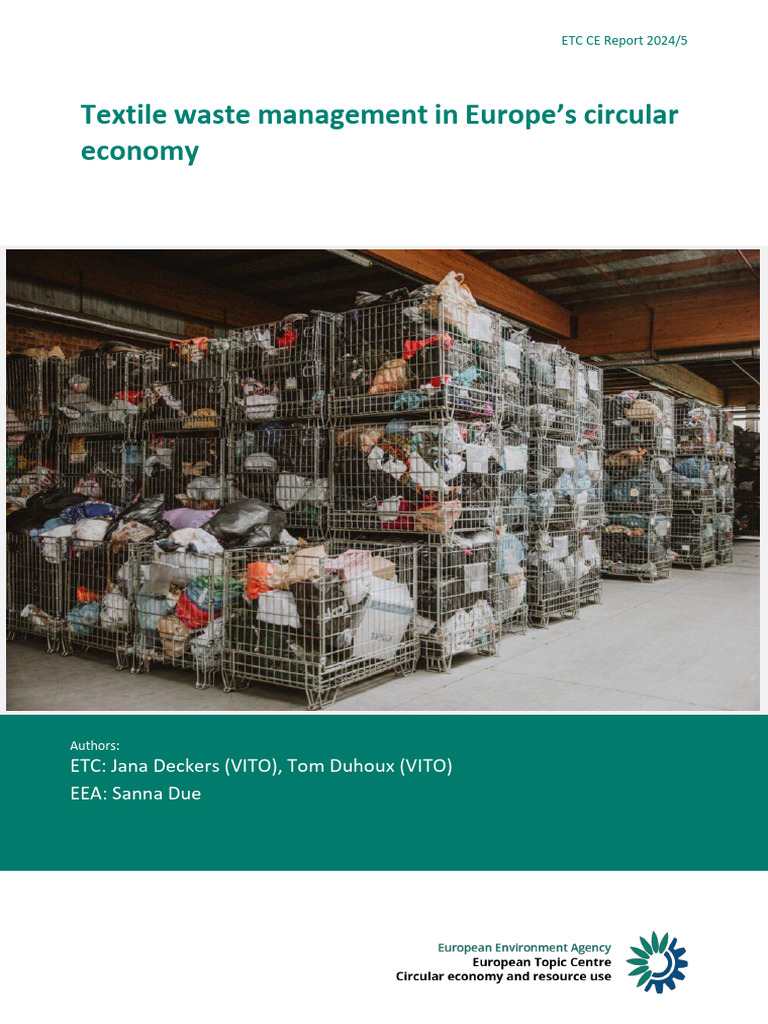 Textile Waste Management in Europe 2024 | PDF | Waste | Recycling