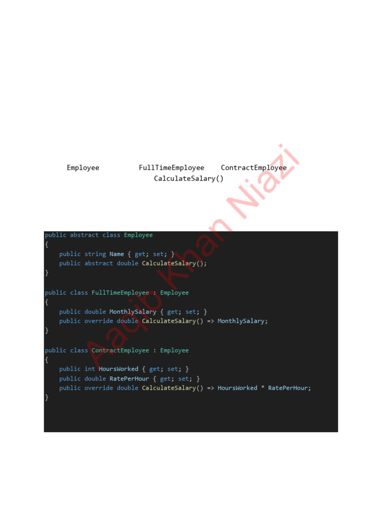 .Net Scenario Based Questions and Answers Part 2 | PDF | Inheritance ...