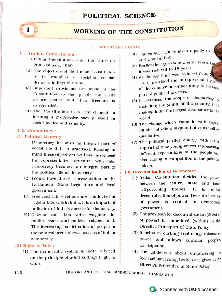Pol - Sci Chap 1 | PDF