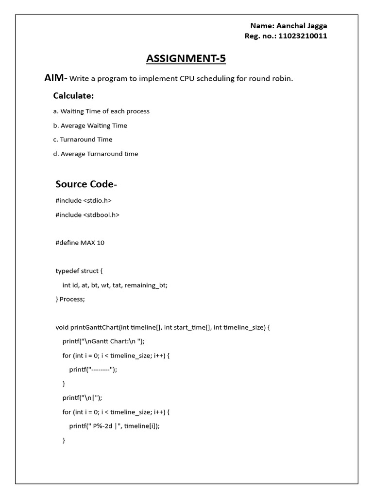 Aanchal - 11 OS Exp-5 File | PDF | Computer Programming | C++