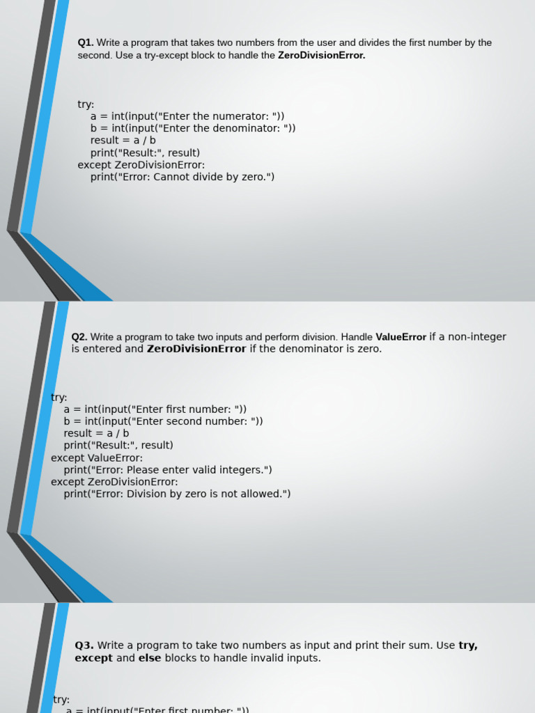 Exception Handling | PDF | Computer Programming | Computing