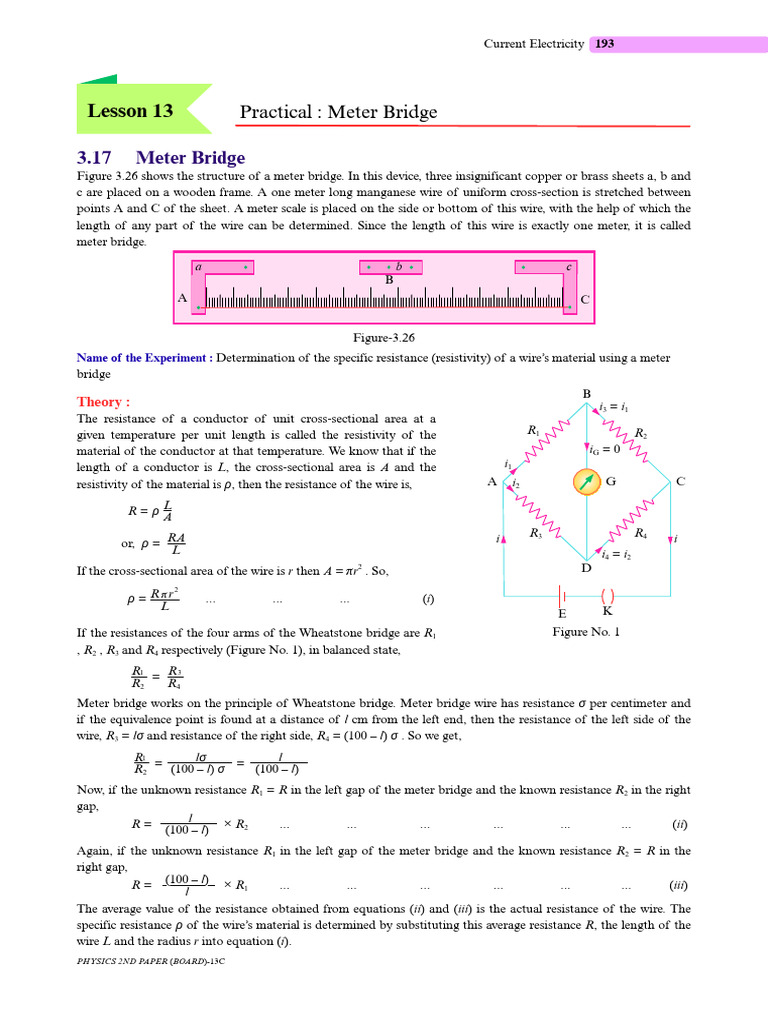 (HSC) Physics 2nd Paper - Meter Bridge Practical (Akkarpatra Edition ...