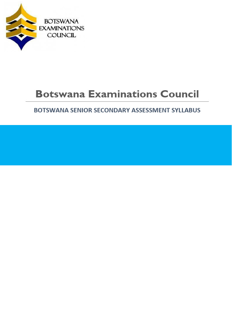 BSSE General Science Assessment Syllabus | PDF | Precipitation ...