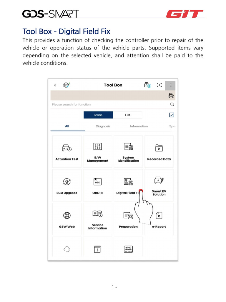 Digital Field Fix Tool Overview | PDF