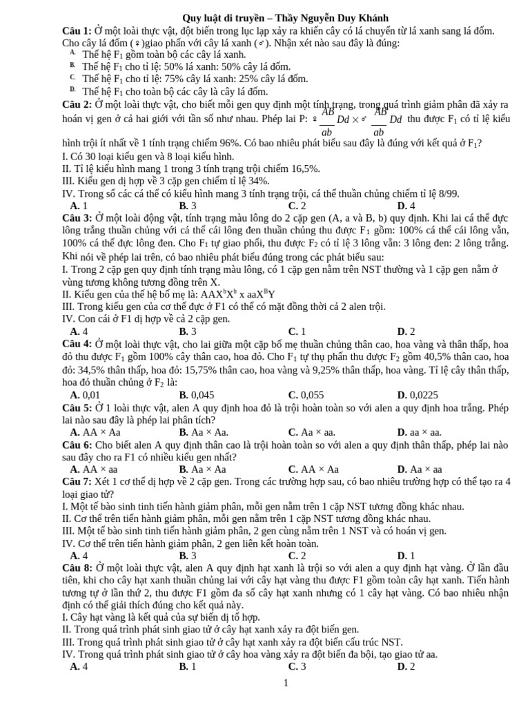 bai tap trac nghiem qldt thầy khánh | PDF