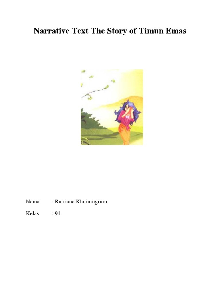 Narrative Text The Story of Timun Emas | PDF