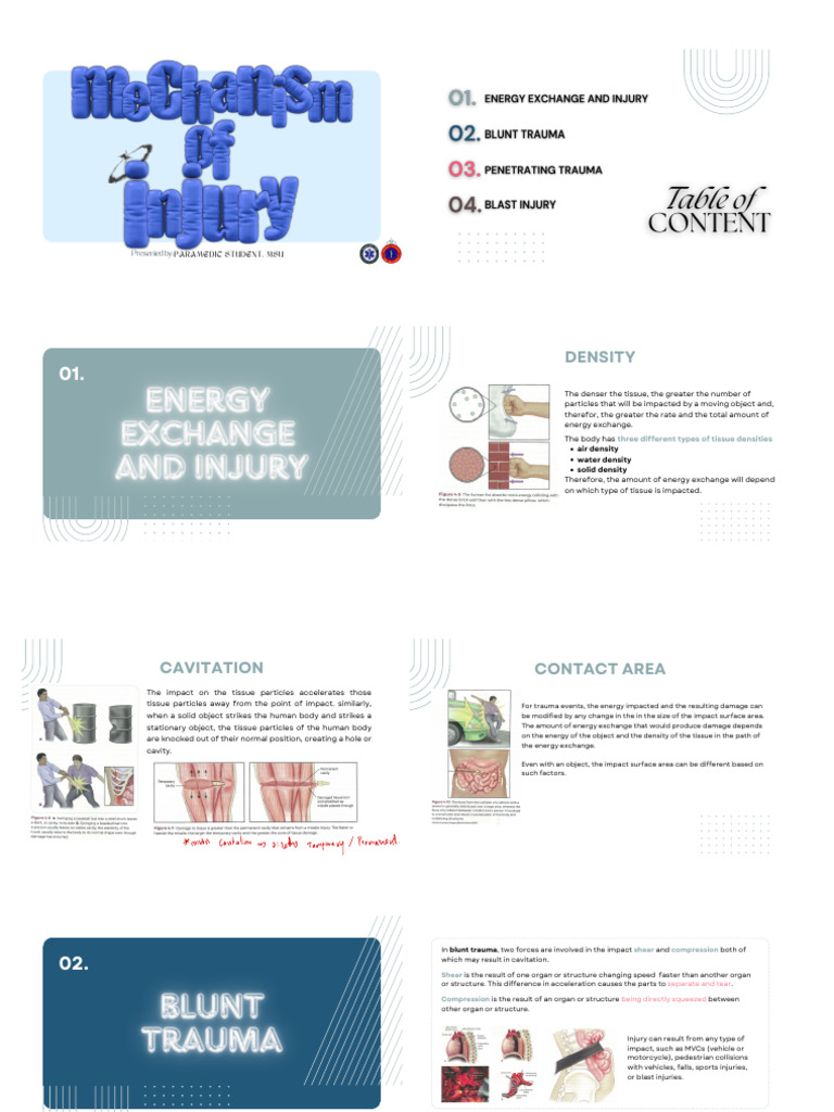 ETC Mechanism of Injury - 2 PDF | PDF | Seat Belt | Airbag