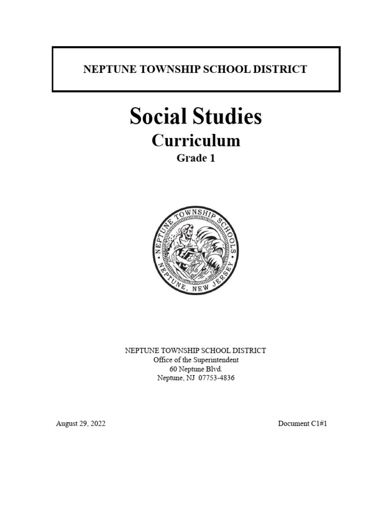 Social Studies Grade 1 | PDF | Thought | Traditions