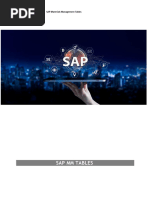 Sap MM Tables | PDF | Invoice