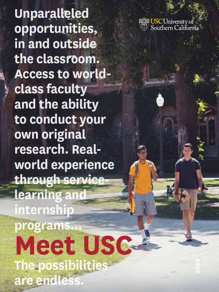 Meet Usc | PDF | University Of Southern California | University And ...
