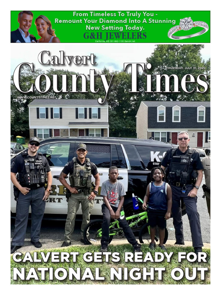 Calvert County National Night Out 2025 | PDF | Dead Zone (Ecology ...