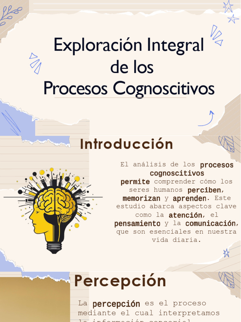 Procesos Cognoscitivos | PDF | Cognición | Las emociones