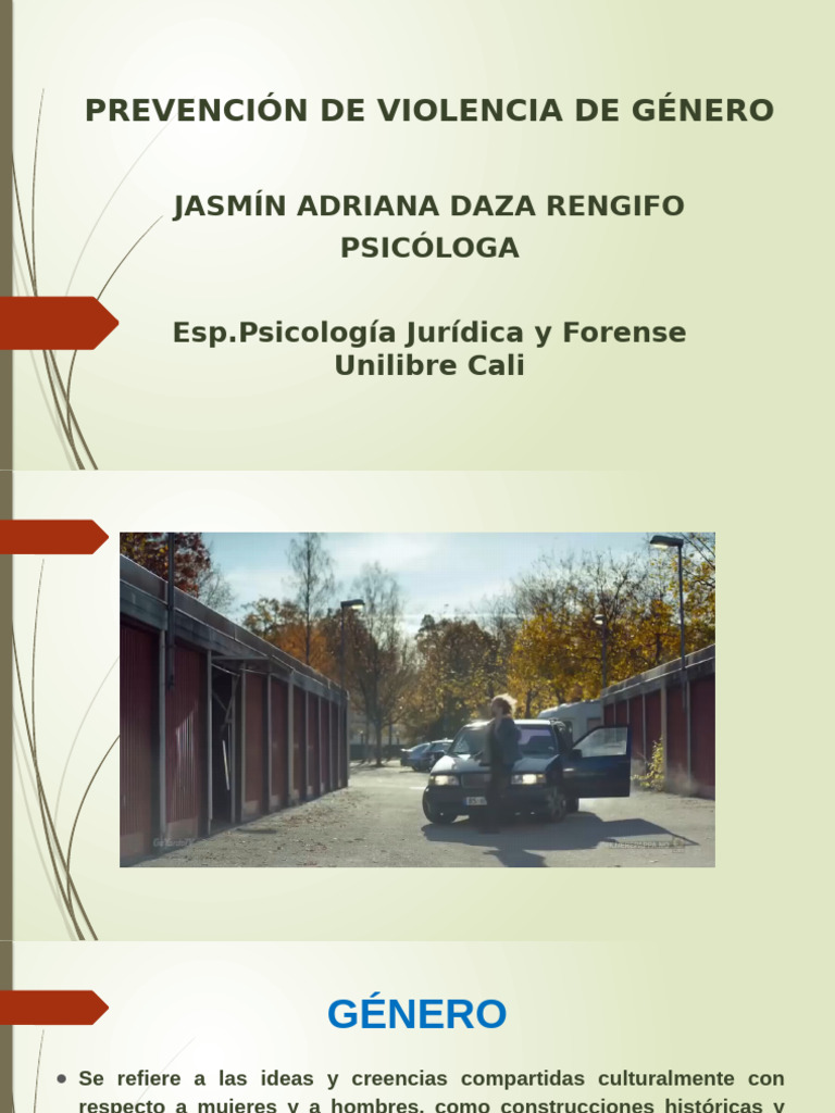 Prevención de Violencia de Género | PDF | Género | Estudios de género