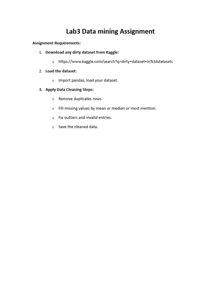 Lab3 Data Mining Assignment | PDF