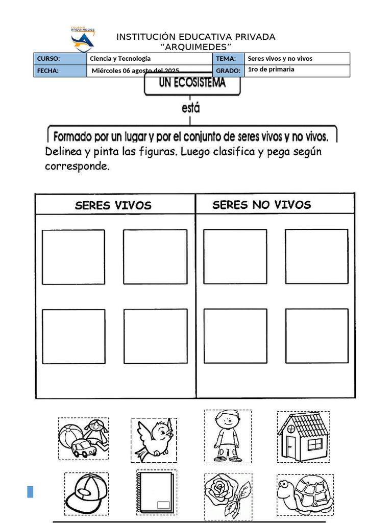 Ficha Cyt Sem1 IIIB | PDF